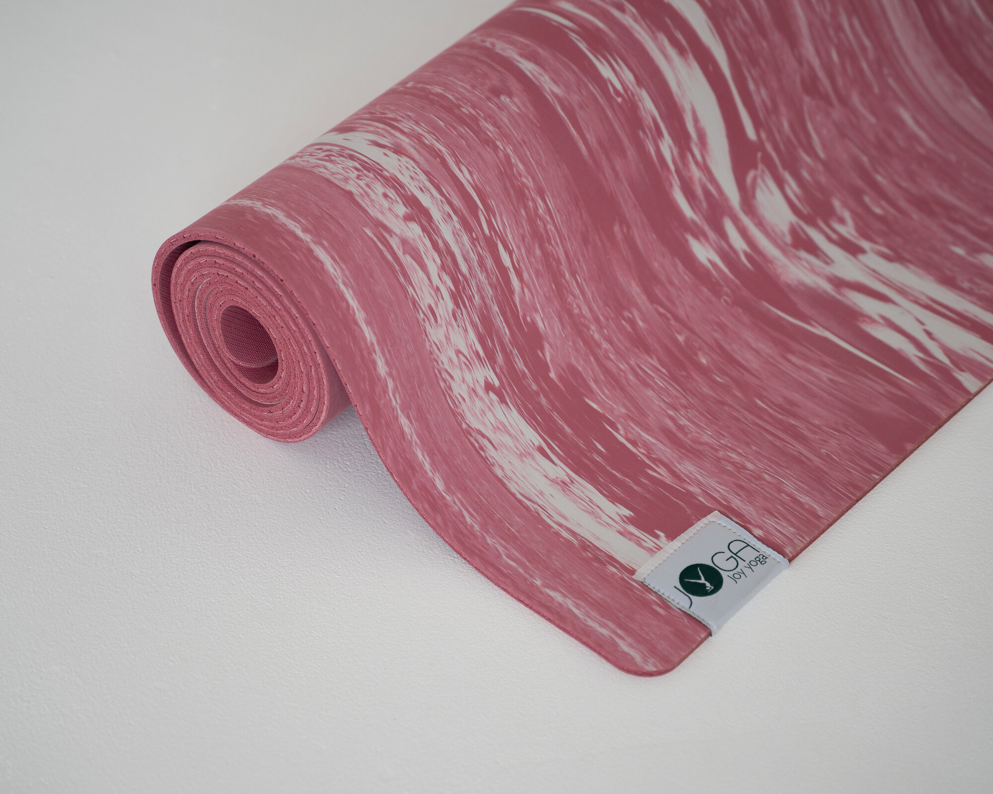 Коврик из натурального каучука JOY Yoga Comfort Plus коралловый закат