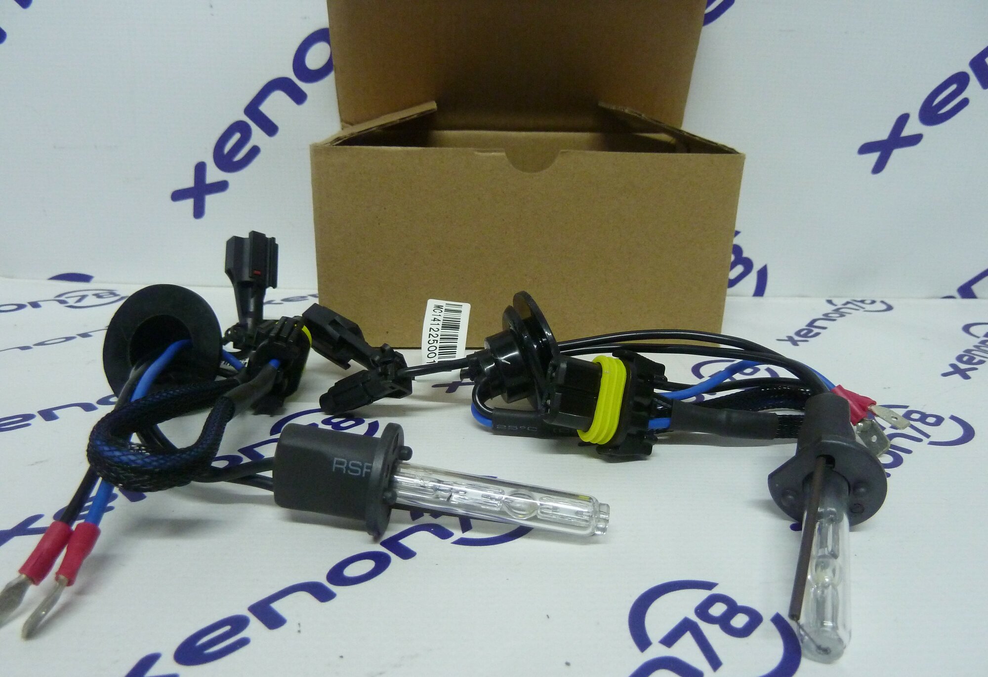 Ксеноновые лампы H1 TH 4300K 35W (тепло - белый свет) - 2 шт.