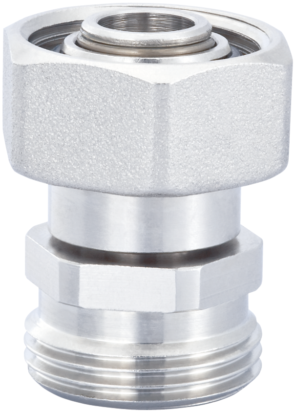 Телескопический адаптер Hummel, никелированный, латунь, диаметр Ду 20