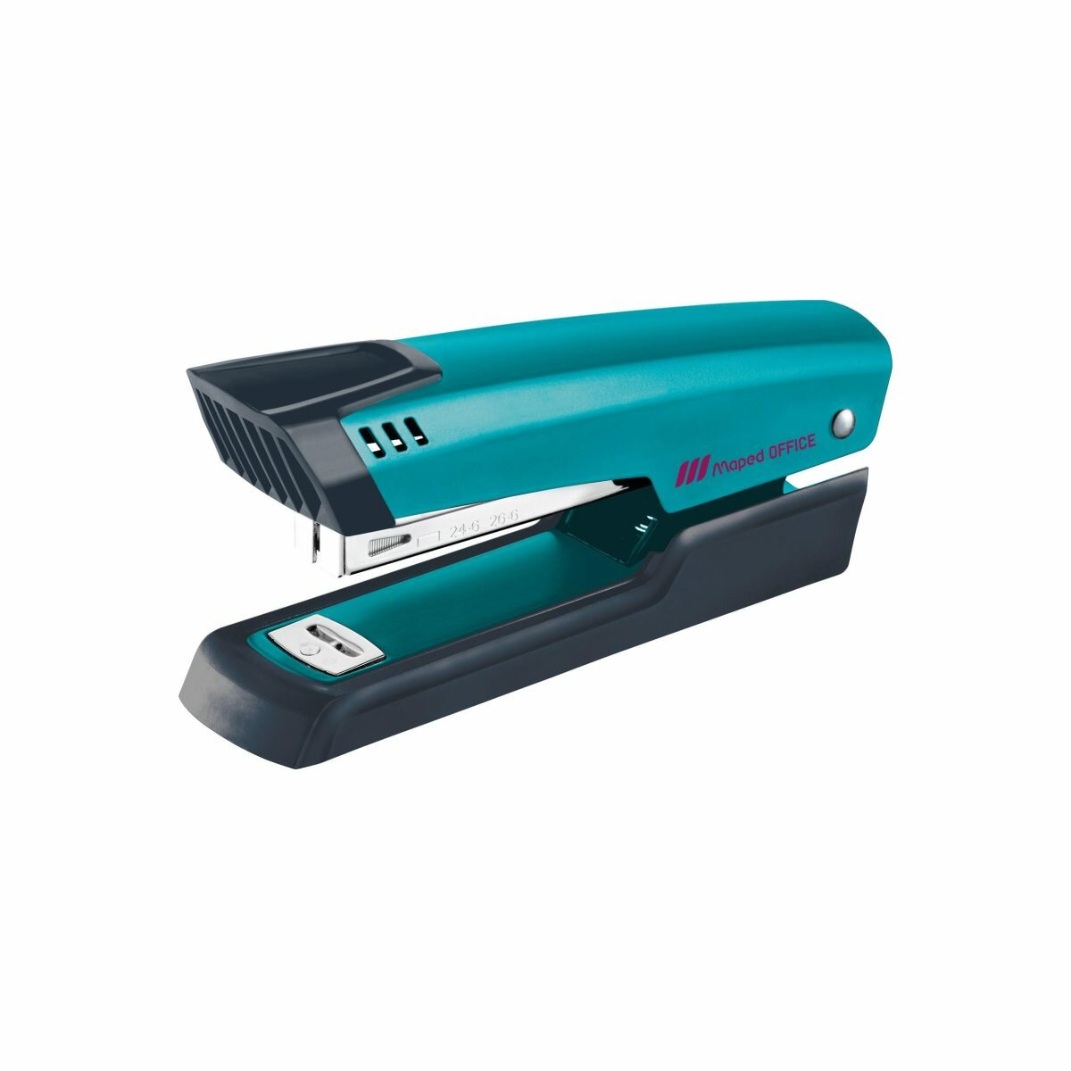 Степлер Maped Essentials Metal Deco, №24/6, 26/6, до 25 листов, бирюзовый (354300)