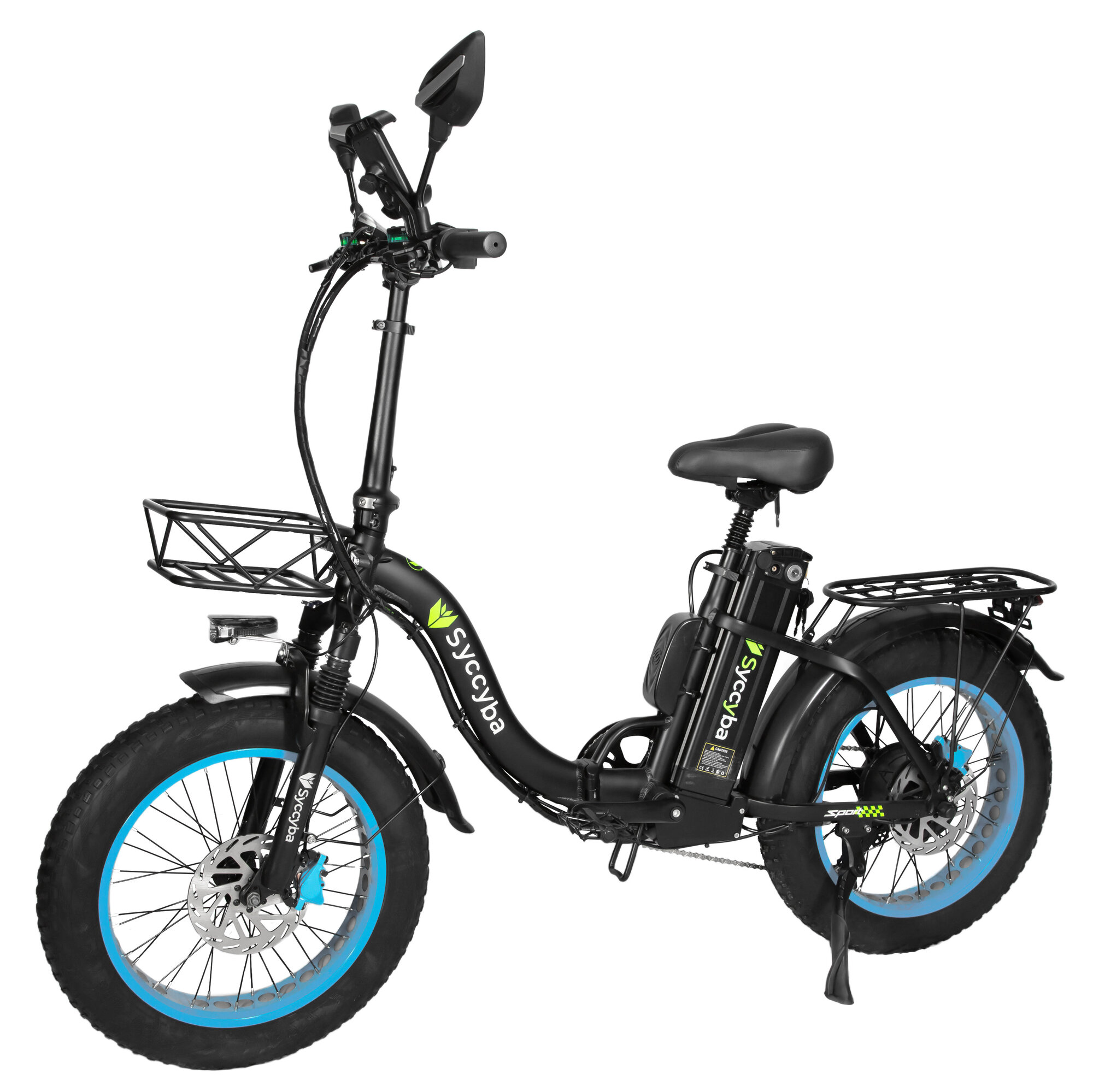 Syccyba F11 Pro 500 Ватт; 48V/15Ah; 20" колеса. Синие обода