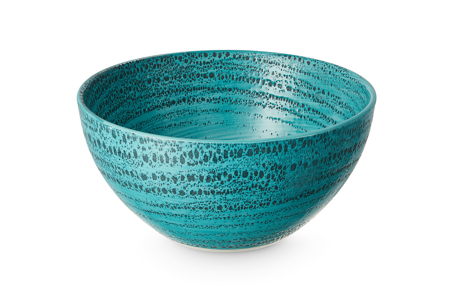 Laguna салатник из керамики круглый 26 см с глазурованной поверхностью и крышкой