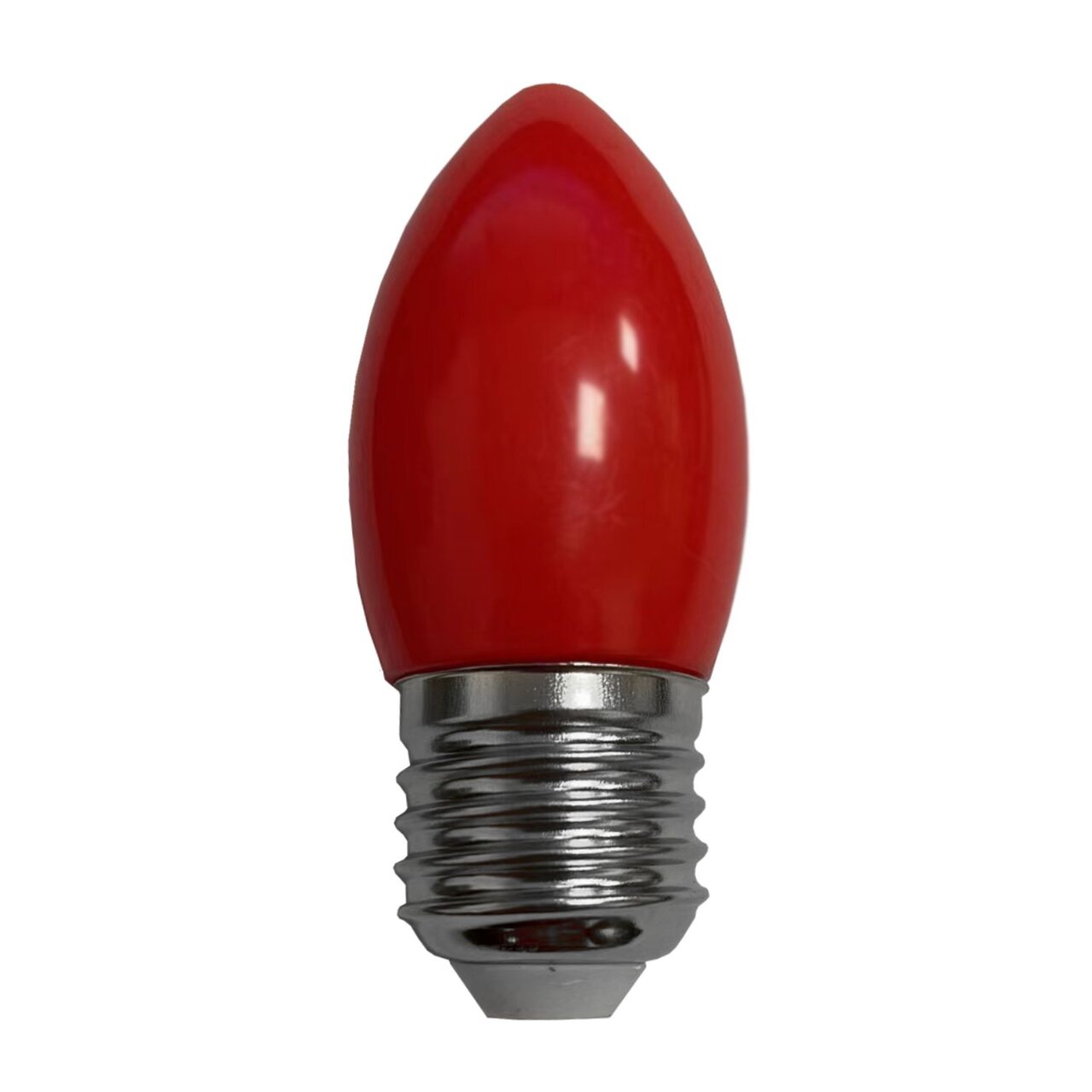 ECOLA LED color красная свеча E27 2 Вт 220 В светодиодная лампа для освещения