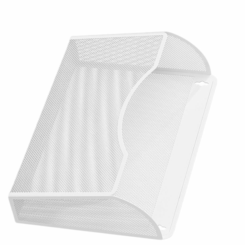 Настенный ящик для хранения папок-белый-большой