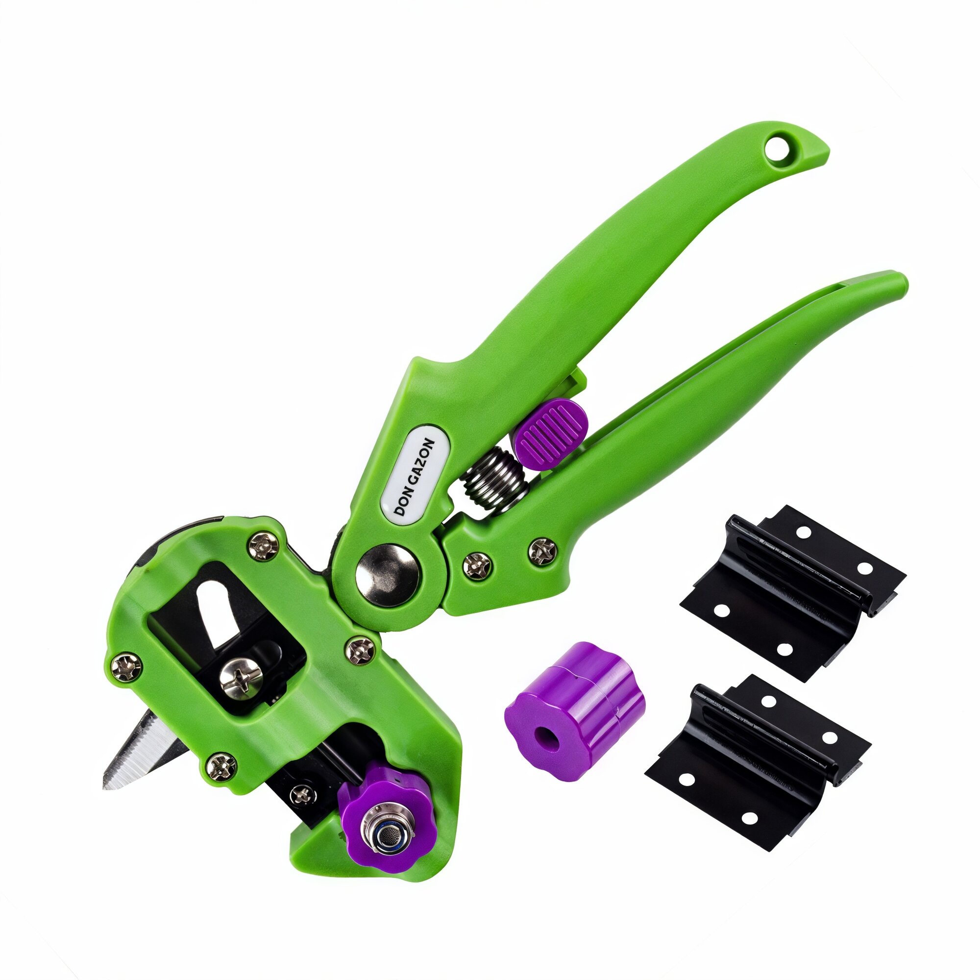 Секатор прививочный Don Gazon, сменные лезвия, инструментальная сталь, пластик