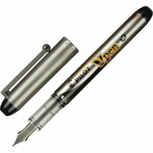 Ручка перьевая Pilot одноразовая SVP-4M V-Pen, черные чернила, 0,4мм