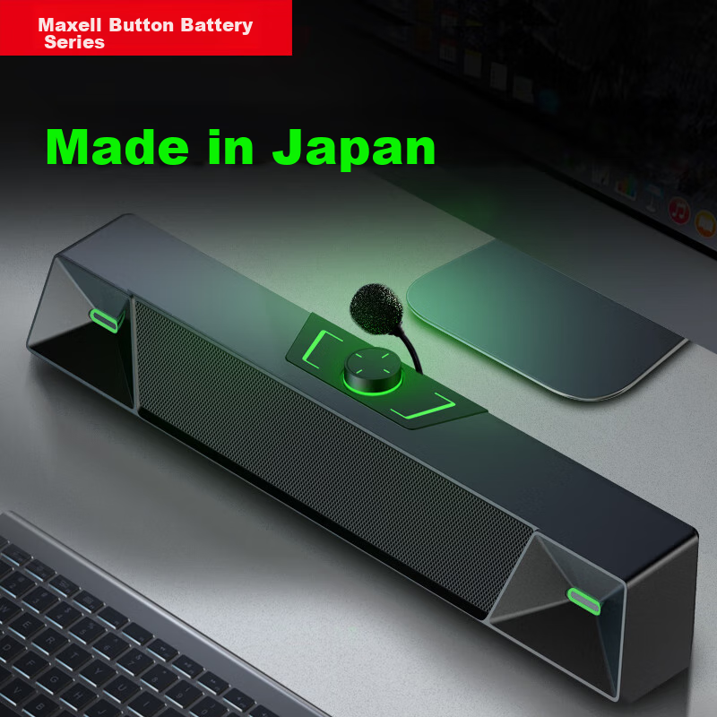 Newmine V1 Computer Speakers with Wired Design for Desktop And Laptop, External Microphone, Home And Desktop Gaming, Black