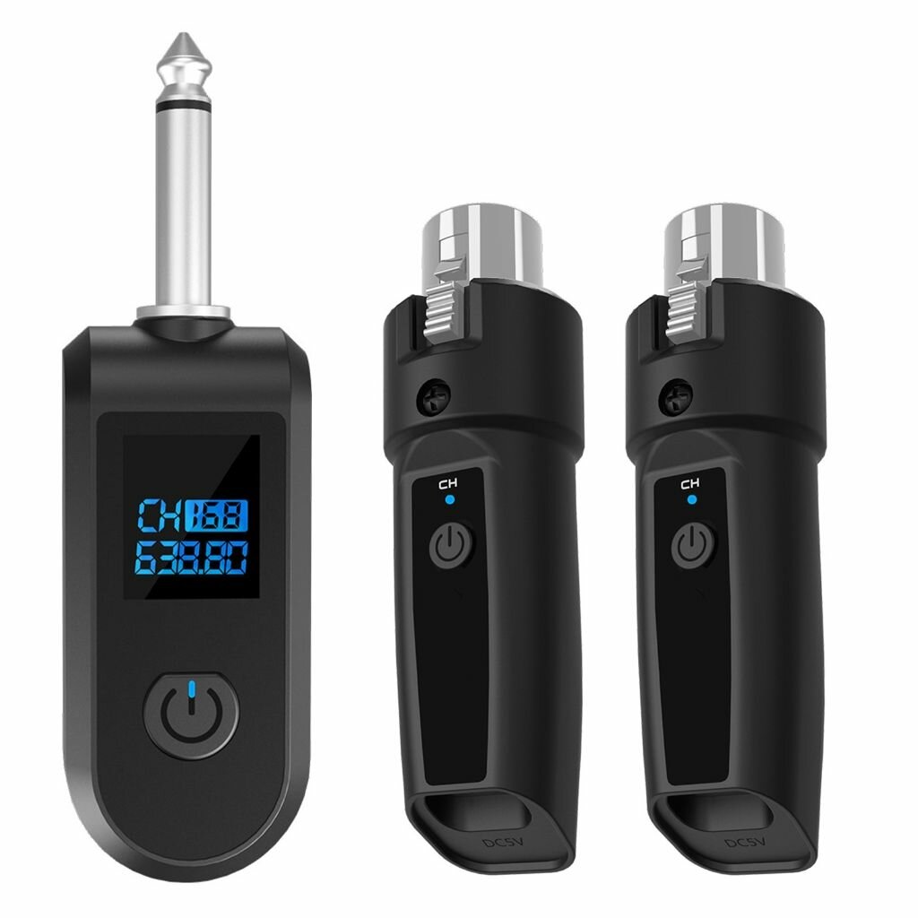 Динамическая катушка проводного преобразования беспроводной микрофонной системы передатчик-приемник-один на двоих