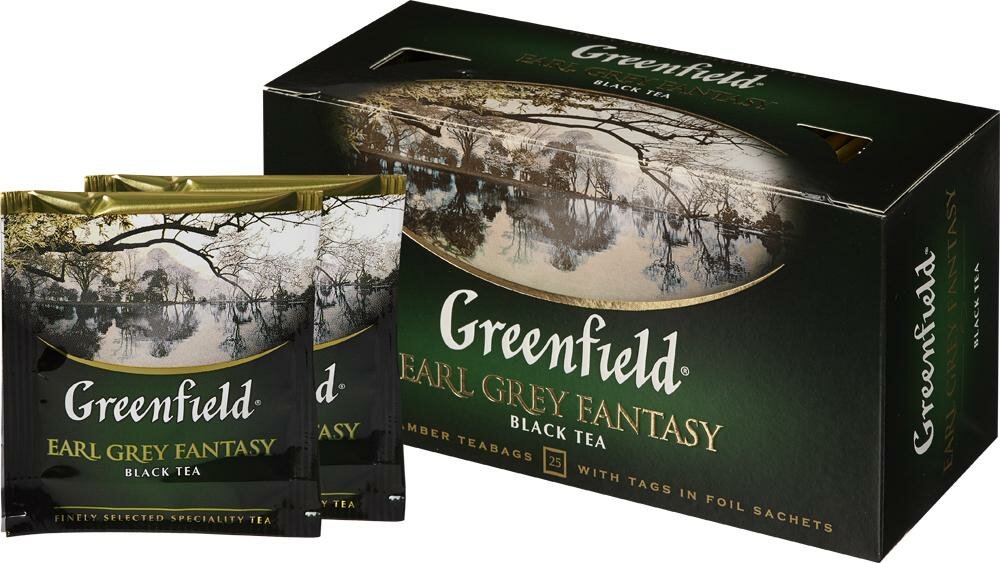 Чай Greenfield Earl Grey Fantasy черный фольгир.25пак/уп 0427-10,251025 1011890