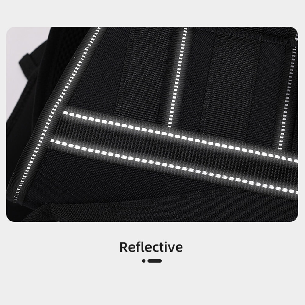 Рюкзак-переноска для больших собак, стропа для всей собаки с ручкой, шлейки для подъема собак со светоотражающими полосками для пожилых собак-инвалидов