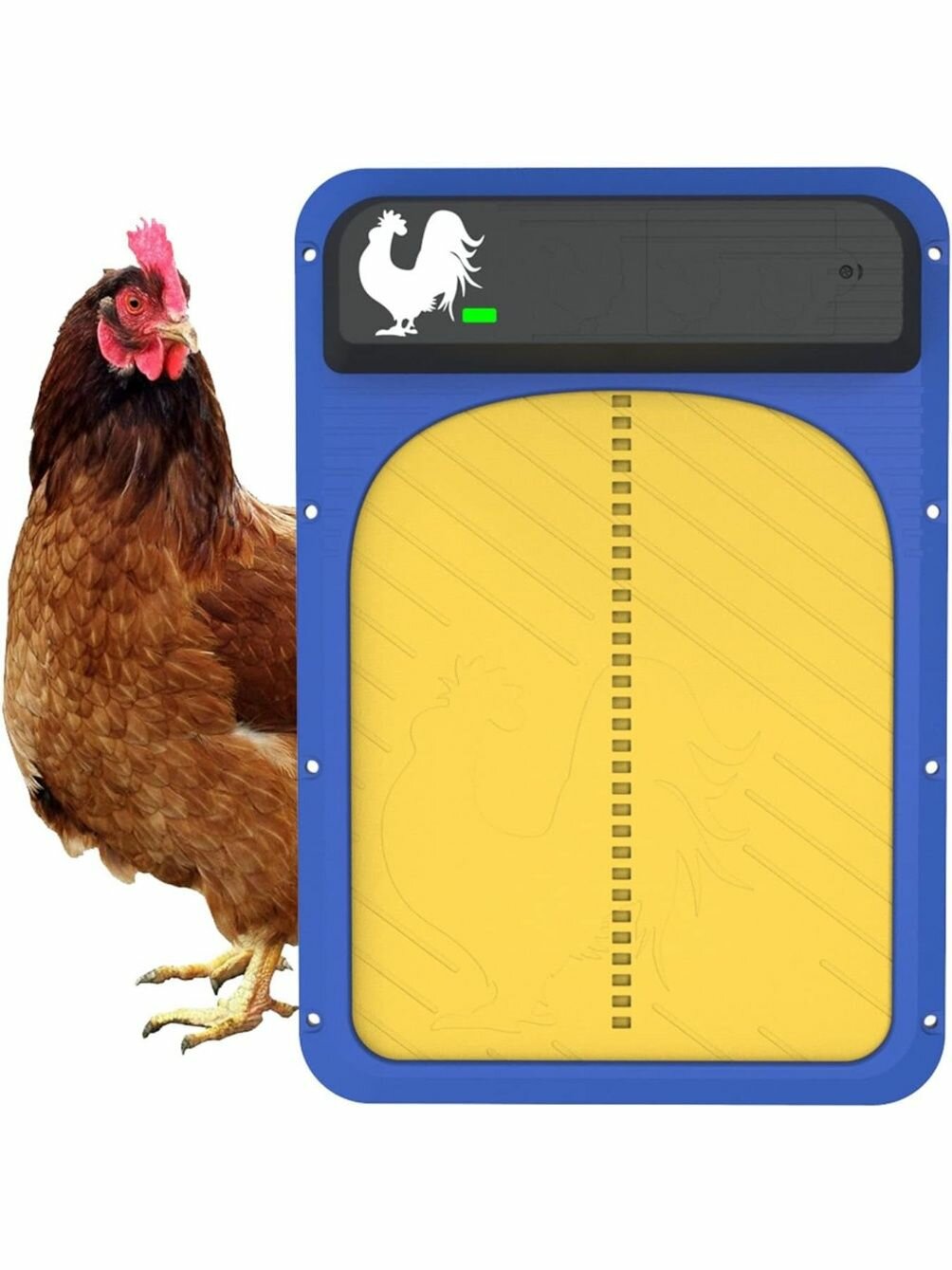 Автоматическая дверь курятника, водонепроницаемая индукционная дверь курятника с датчиком освещенности