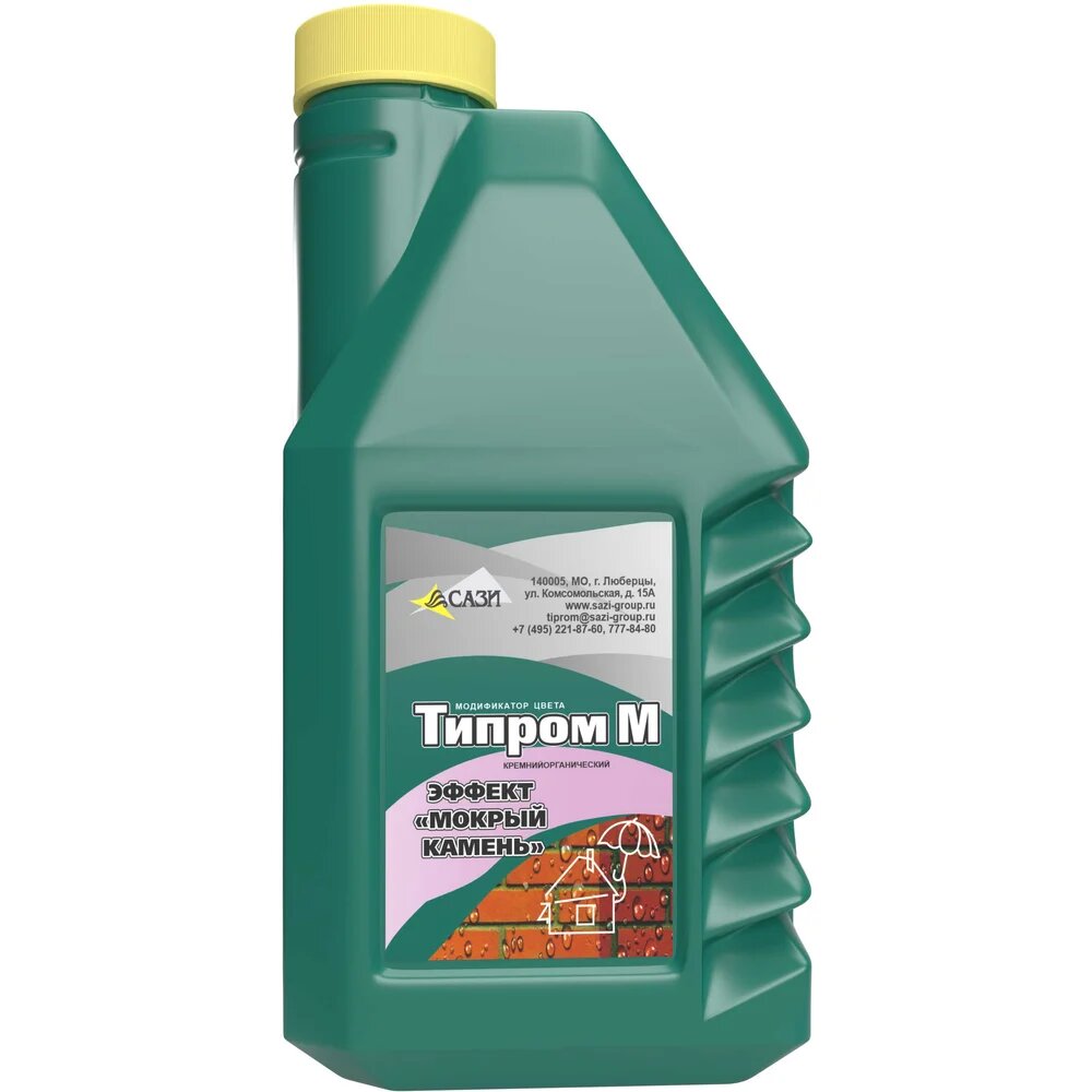 Типром М 1л пропитка с эффектом "мокрый камень" для камня, кирпича, дерева (гидрофобизатор) RM000006829
