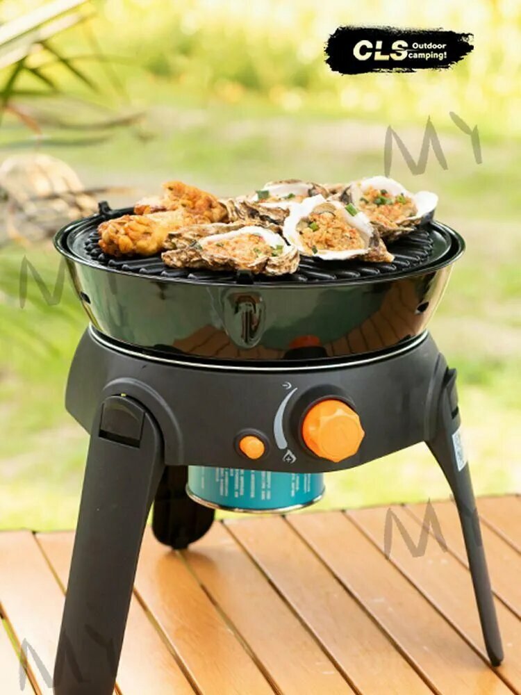 Складной мангал из стали 1,5 мм с ножками-кармашками переносной/гриль для летних домиков, шашлыков и казанов, многоразовый и складной на открытом воздухе для барбекю и гриля