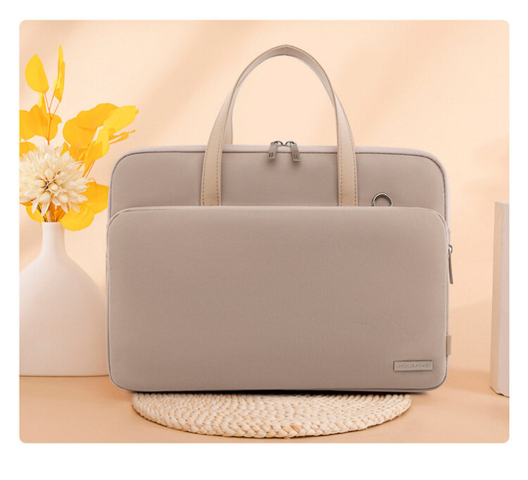 Сумка для ноутбука Notebook, кремовая, 13.3-14", женская