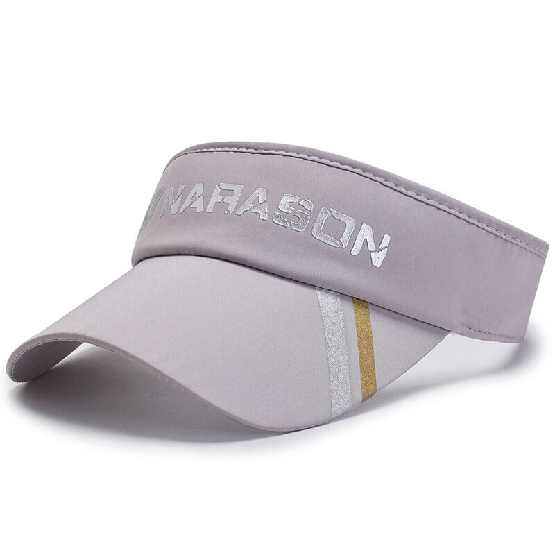 Шляпа от солнца, женская, летняя, корейская, светло-серая, регулируемая, 56-60см