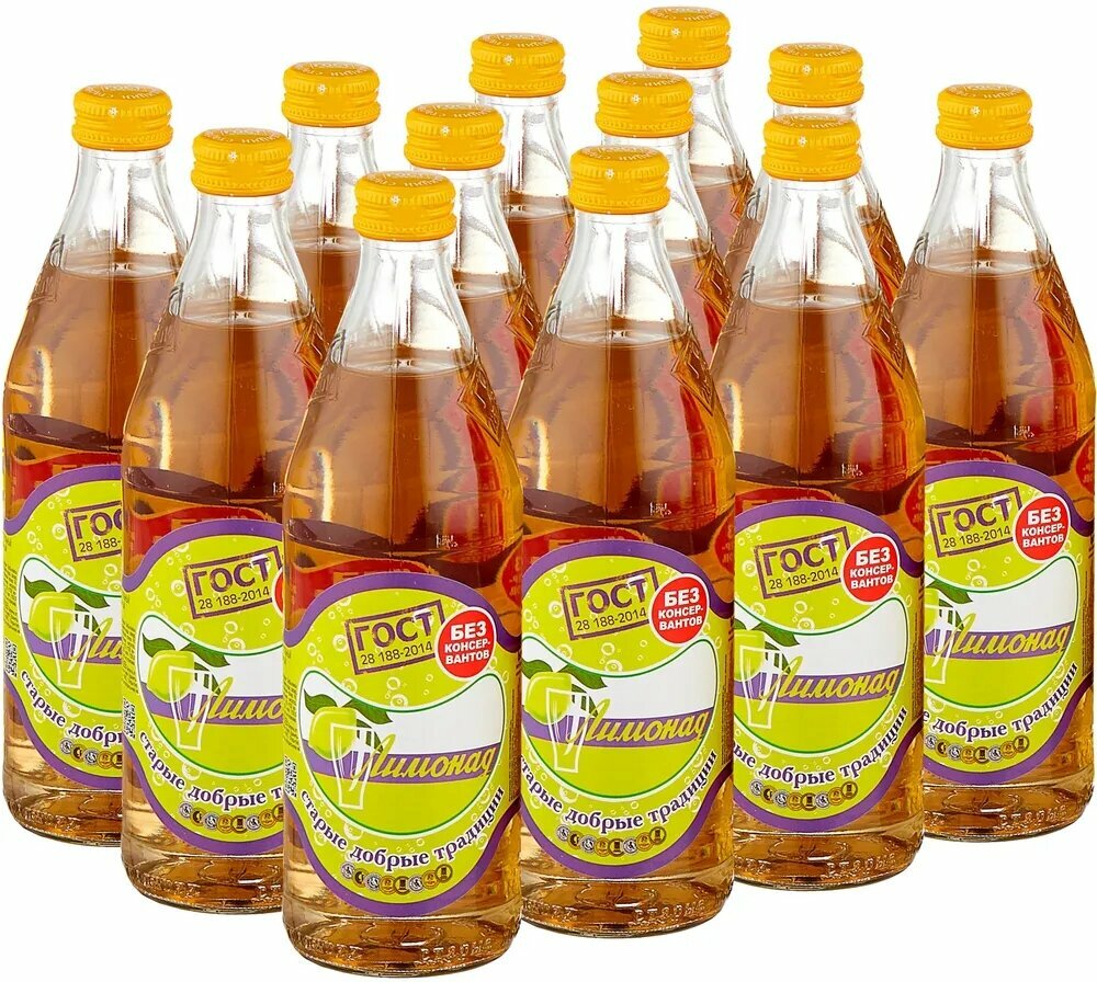 СДТ Лимонад 0,5л./12шт. Старые Добрые Традиции Лимонад Россия