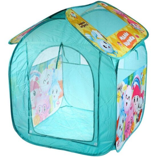Детская игровая палатка Играем Вместе GFA-MSH-R Малышарики 83х80х105см