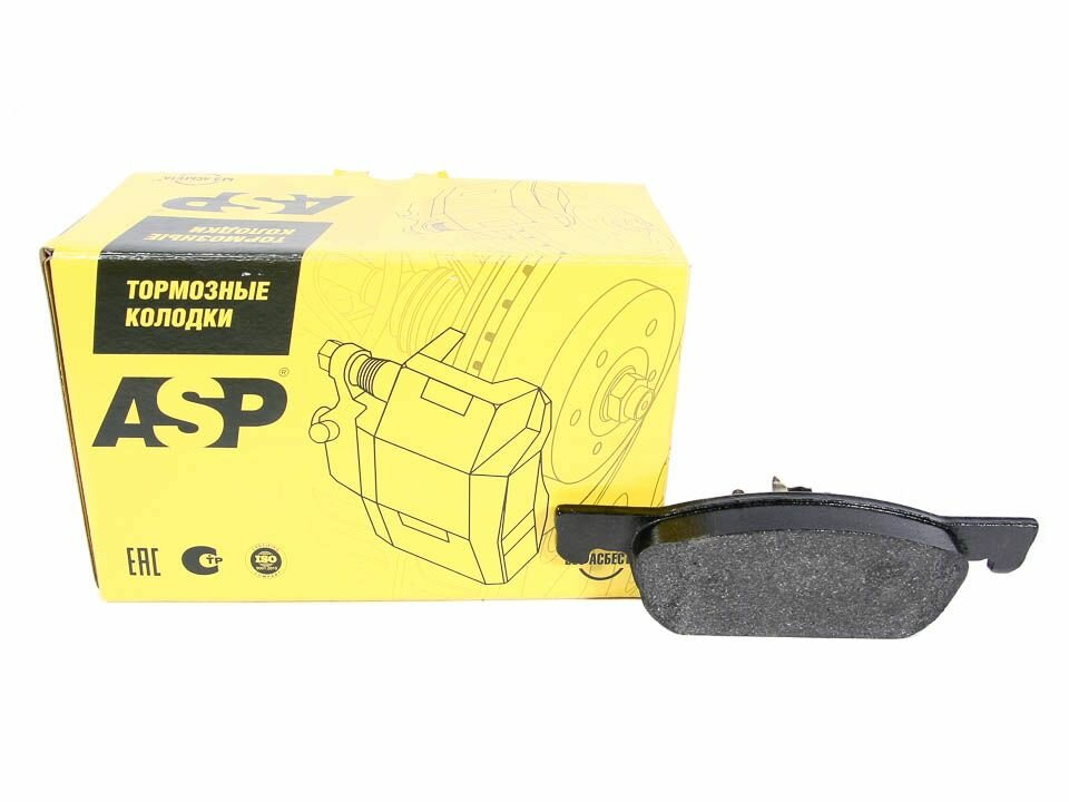 Колодки тормозные передние XRAY, Logan II (к-т 4шт) (155мм) "ASP"