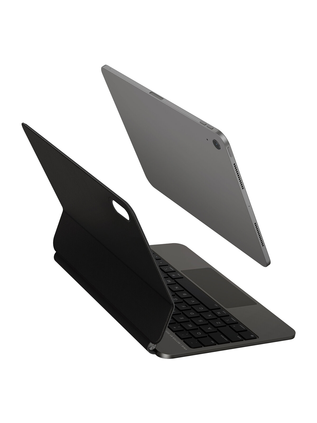 Клавиатура Uniq для iPad 11 (2025)/10.9 (2022), VENNO Pro с магнитным чехлом, с английской раскладкой, Bluetooth, черный