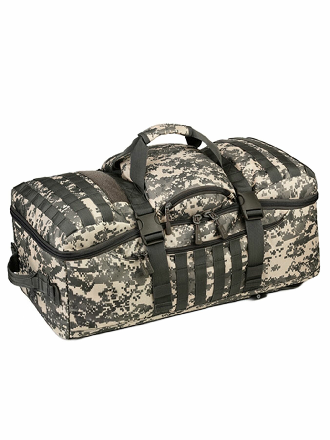 Сумка-рюкзак трансформер 50 литров "Вахтовик" с прячущимся лямками, поясной, грудной и плечевой ремень в комплекте