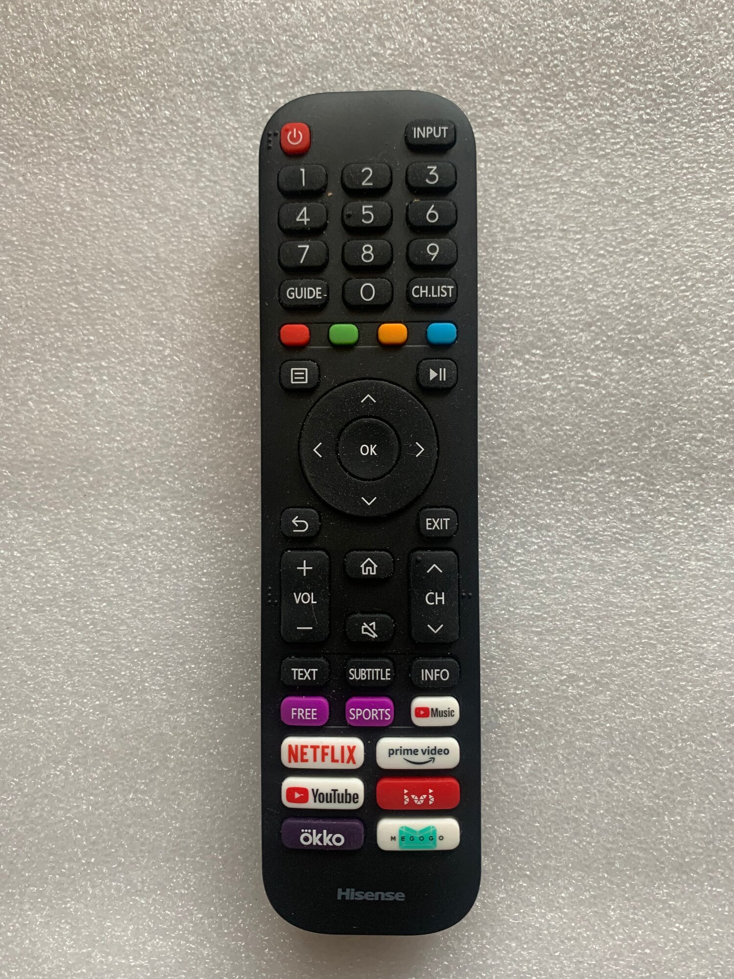 Hisense EN2AJ30H (XHY-B2025-1B) пульт оригинальный