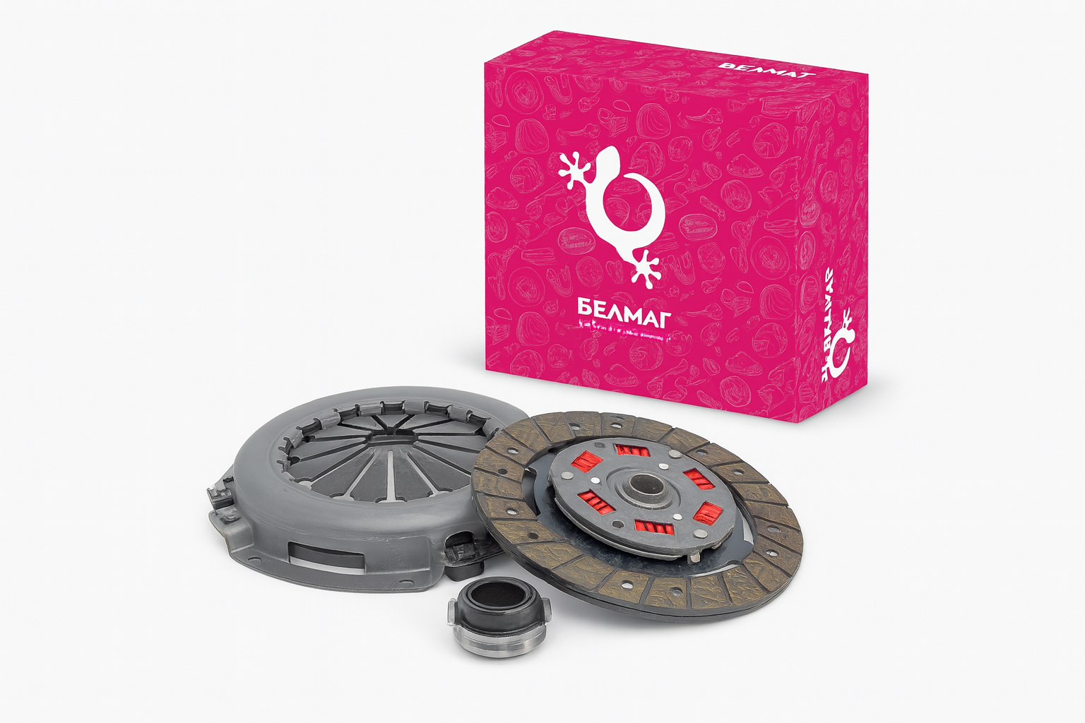 Сцепление 2190 белмаг в сборе для тросовых приводов кпп bm0212