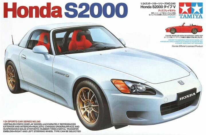 Tamiya 24245 1/24 S2000 Type V сборная модель автомобилей