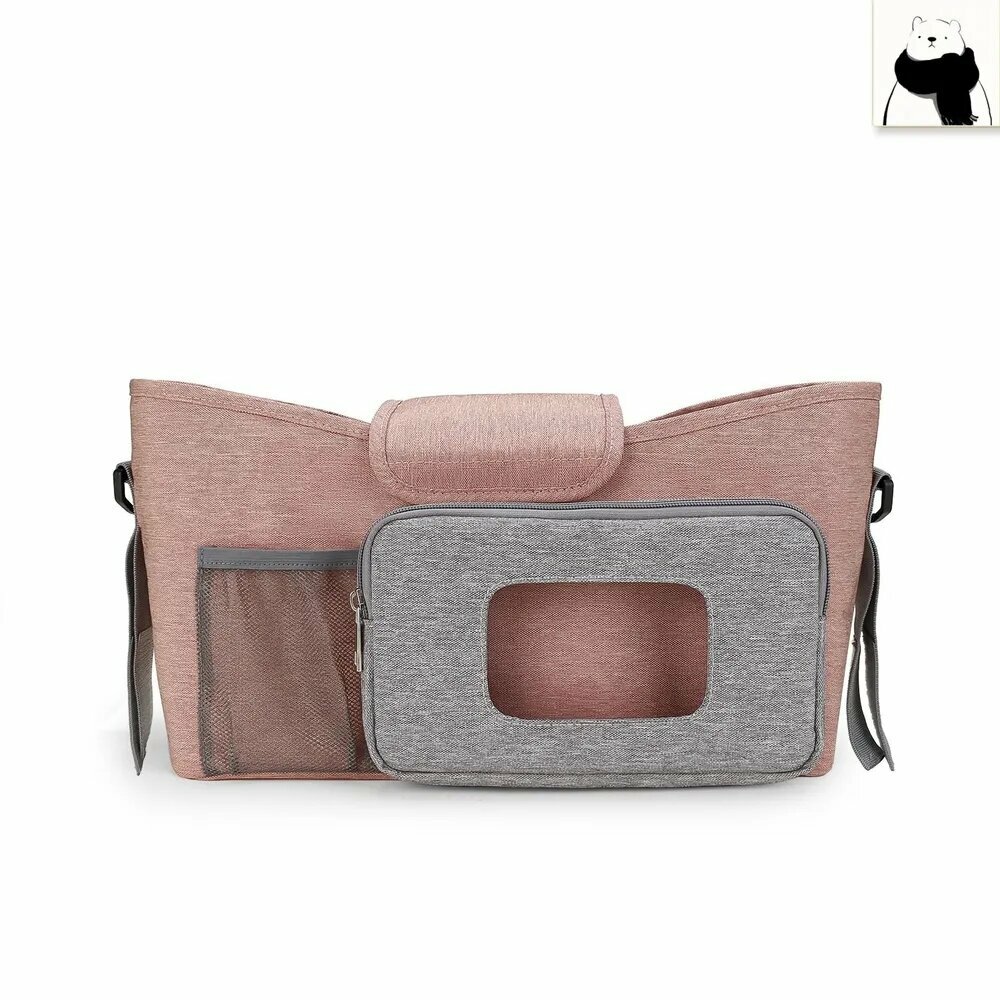 Сумка органайзер для коляски и мамы с термокарманами