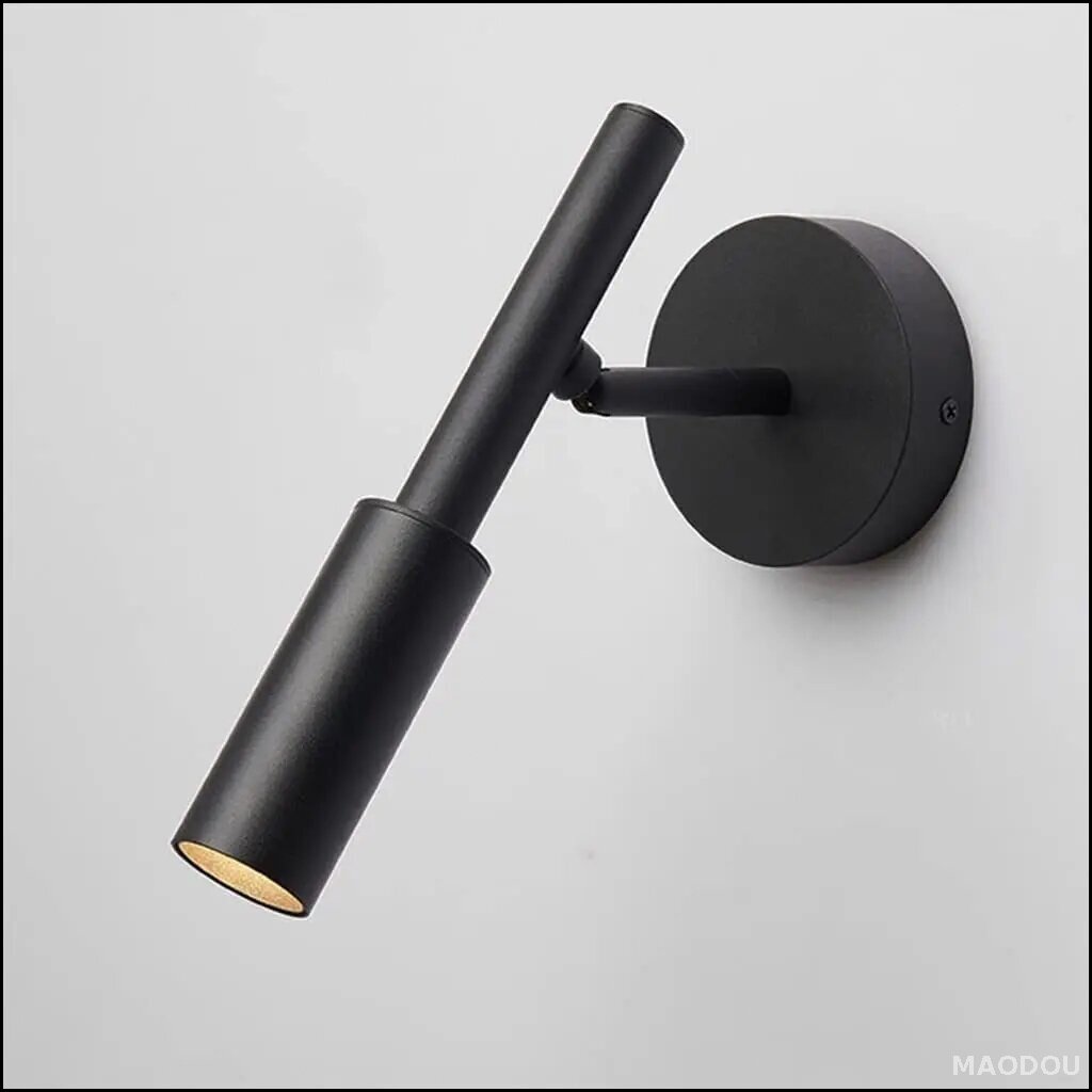 Настенный светильник песочный 5 Вт, LED 5W 3000K, Sand Black，MAODOU