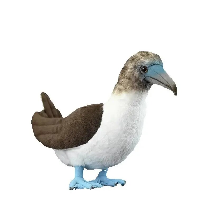 Реалистичная синяя ножка Booby, эмуляционная птица, животное, милая кукла, мягкая плюшевая игрушка для девочек и мальчиков, подарок на день рождения, Рождество, 1 шт, about 25cm, Унисекс