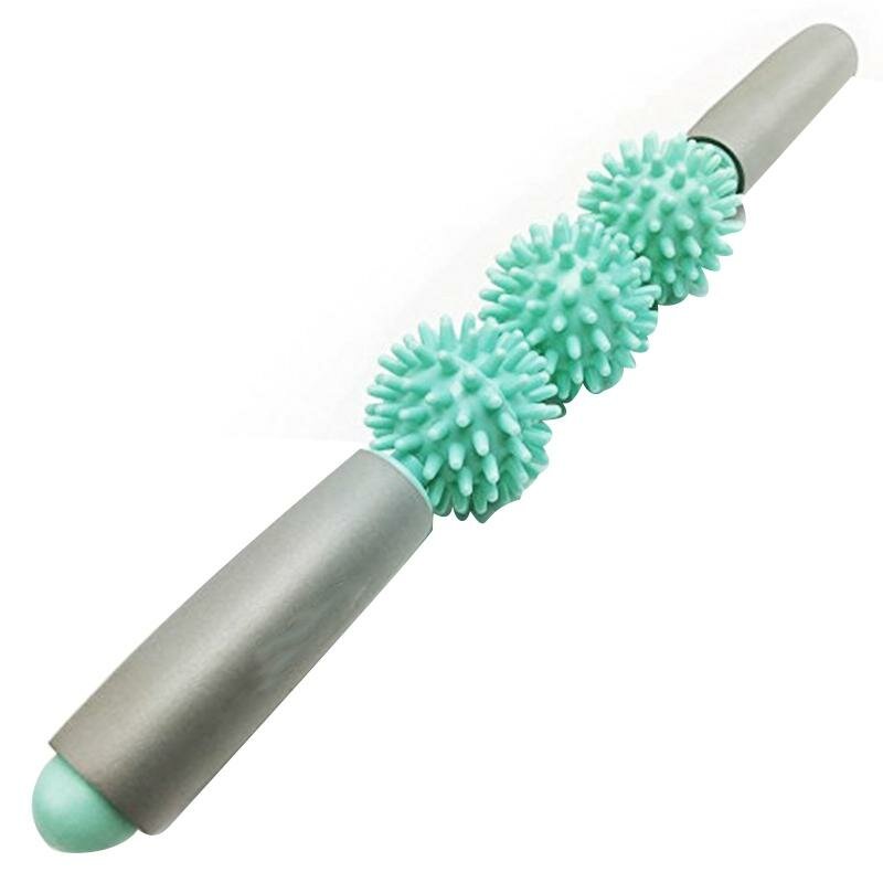 Массажный роликовый шарик Extra Cushion Grip Muscle Cellulit Massage Stick Abs - Премиум-средство для удаления фасций, миофасциальный релиз-массажер Гибкие шарики снимают боль в глубоких тканях