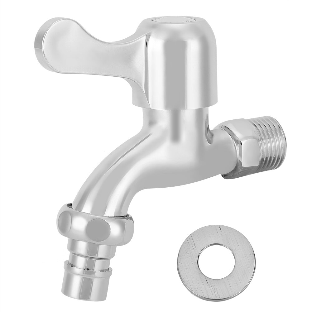 Смеситель для мойки, садовой мойки, стиральной машины, с резьбой G1/2 дюйма из цинкового сплава