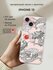 Чехол на Apple iPhone 15 / Айфон 15 с принтом "Драконы и Солнце", прозрачный