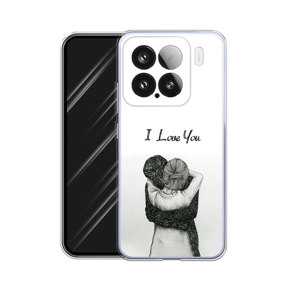 Силиконовый чехол на Xiaomi 15 / Сяоми 15 с принтом I love you 1 — фото 1