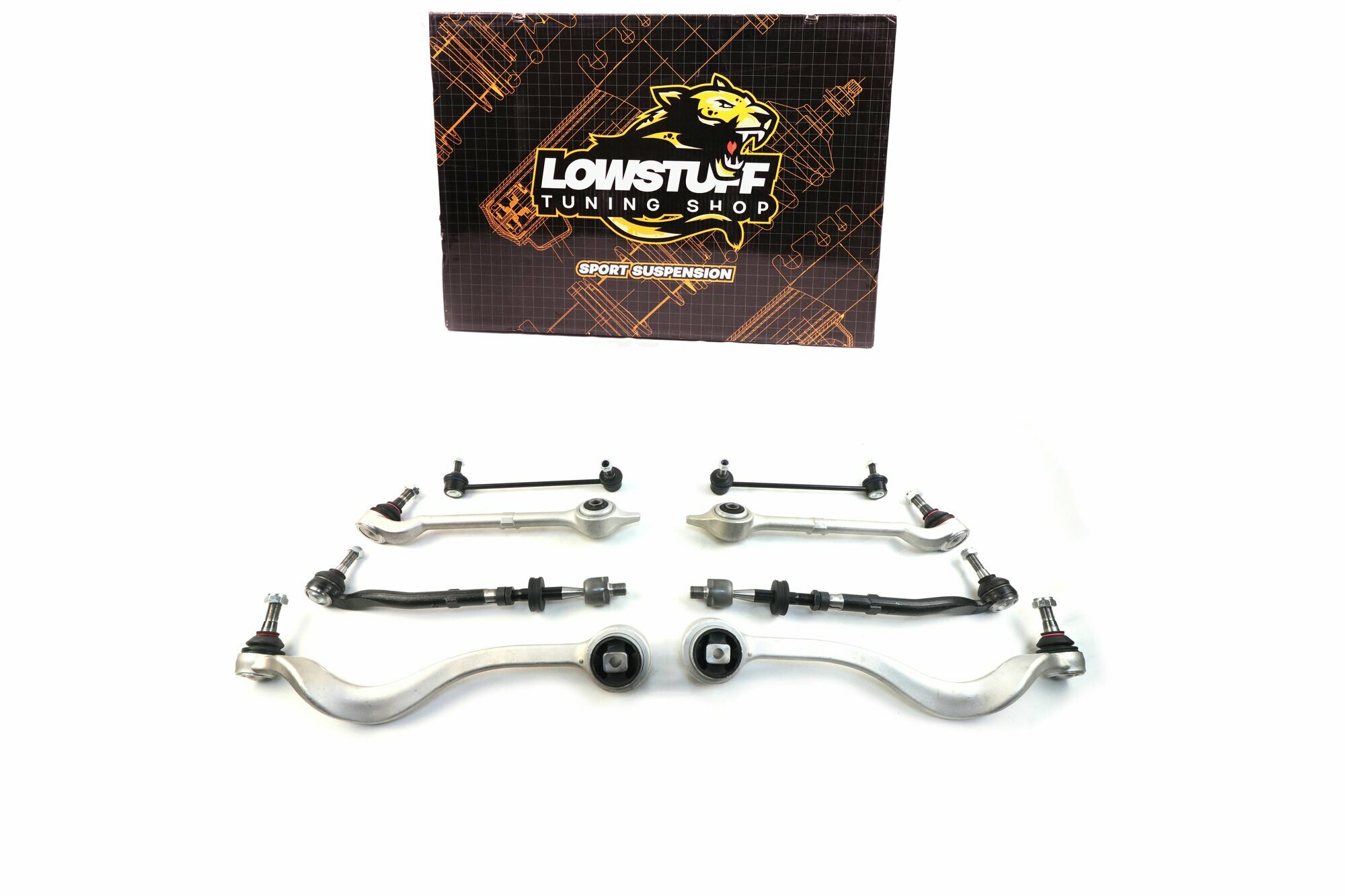 Комплект рычагов передней подвески BMW E39 LOWSTUF 53BM0009 8шт