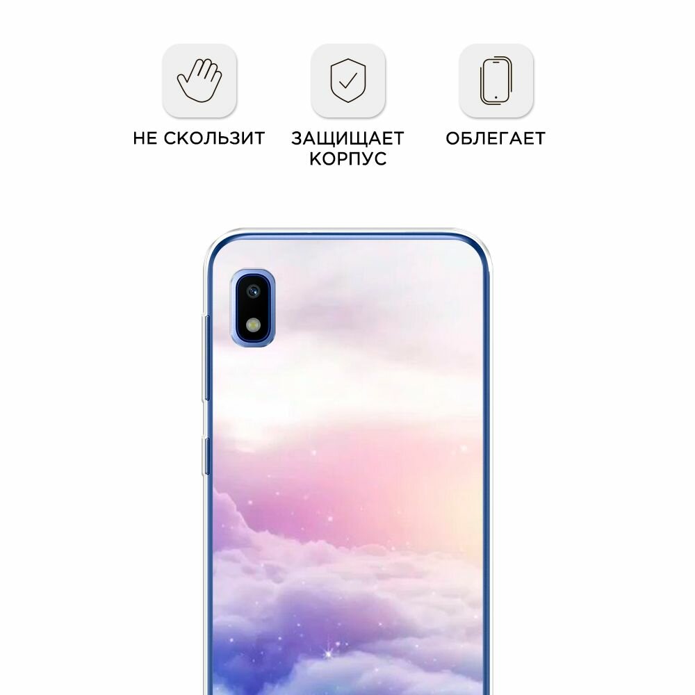 Чехол на Samsung Galaxy A10 / Самсунг Галакси А10 с принтом "Небеса" — фото 1