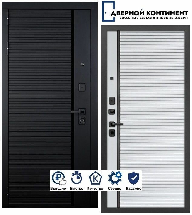 Входная металлическая дверь Палермо Комфорт 960х2050 левая наружу