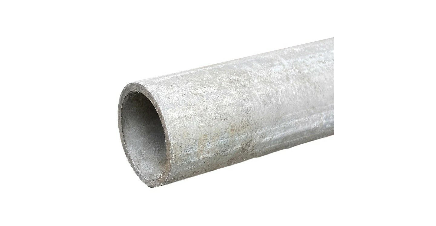 Труба стальная водогазопроводная оцинкованная ДУ 40х3,5 мм 3 м