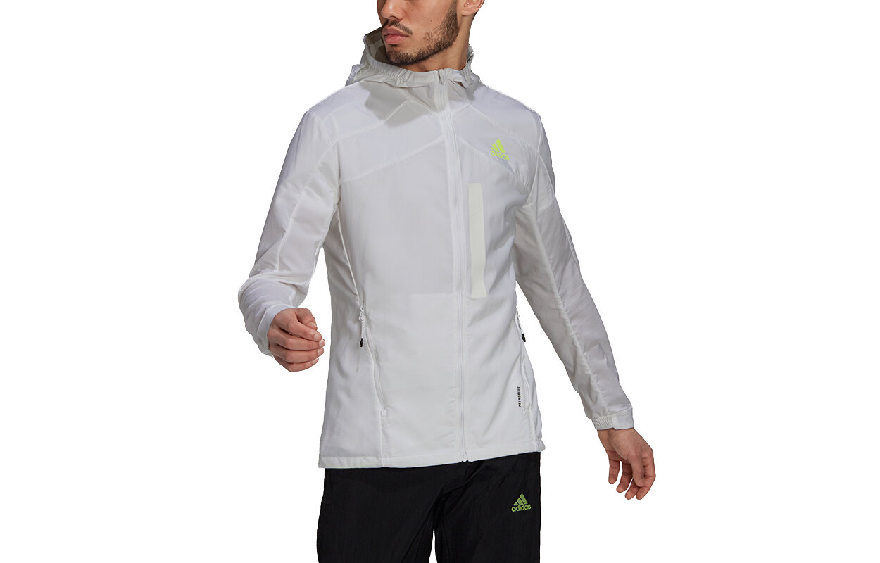 Куртка adidas, размер S, белый,