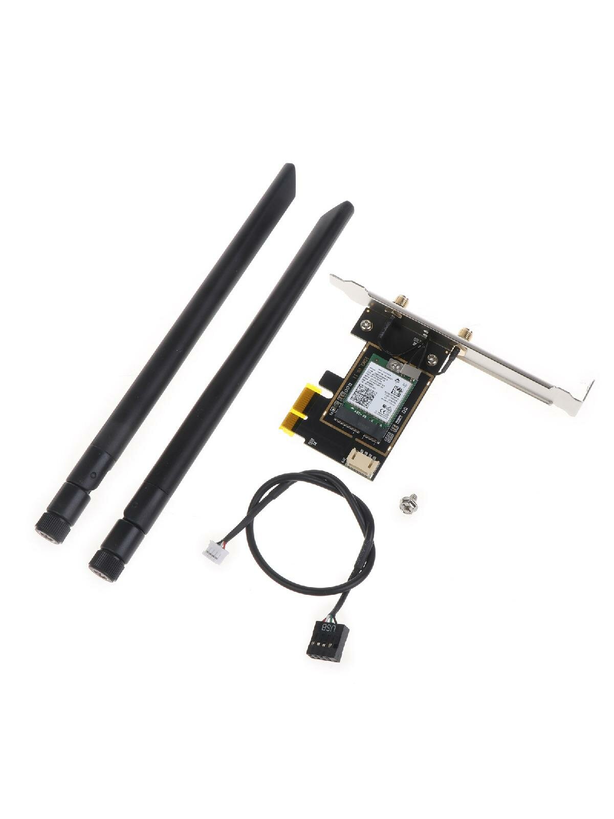 Dual Band Wifi6E for Intel AX210 PCI-E Wireless Wifi Adapter 2.4G/5Ghz 802.11ac/ax Bluetooth-compatible5.2 AX210NGW Ante