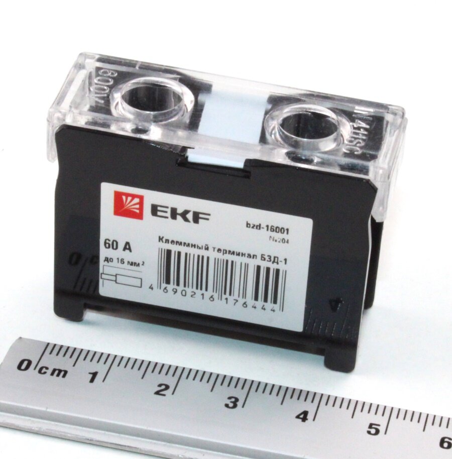 Клеммный терминал БЗД-1 до 16,0 кв. мм 60A EKF PROxima