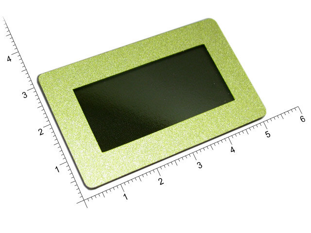 EKITS Лицевая панель золотистая FS50x30G-37x17T - 50х30мм, тонированное окно 37х17мм, SmartModule