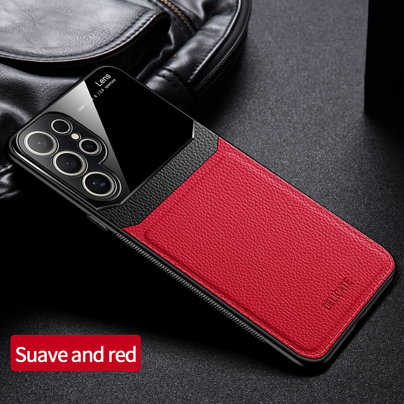 Чехол Для Samsung Galaxy S25 Ultra / Самсунг Галакси S25 Ультра, soft touch, чехол-кардиомонитор, искусственная кожа, поликарбонат (PC), защита камеры, ударопрочный, усиленные углы, Samsung,