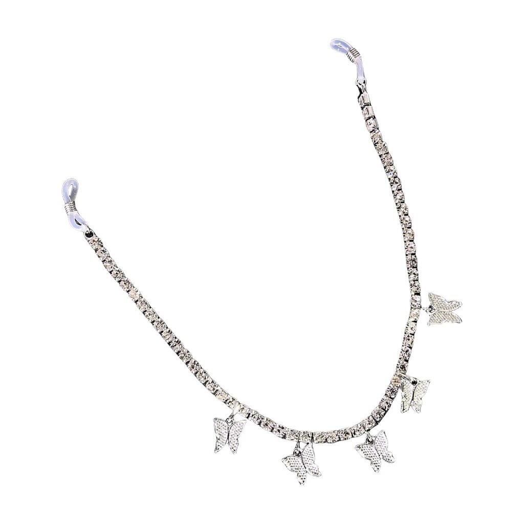 Сексуальная цепочка для сосков со стразами в форме бабочки, цепочка для тела-золото