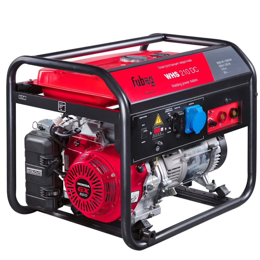 Генератор сварочный бензиновый FUBAG WHS 210 DC, 5 кВт, 220 В