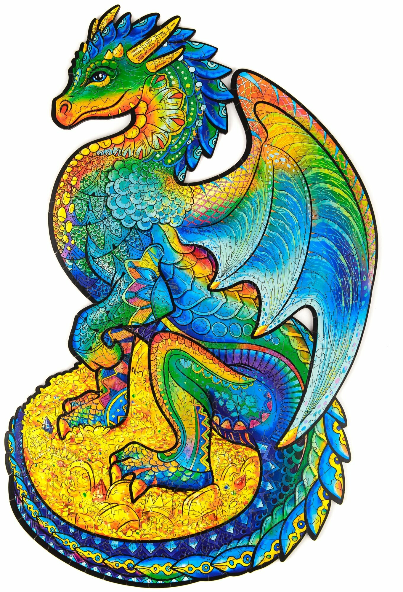 Пазл Unidragon Оберегающий Дракон KS, 330 дет, 27х44х27 см