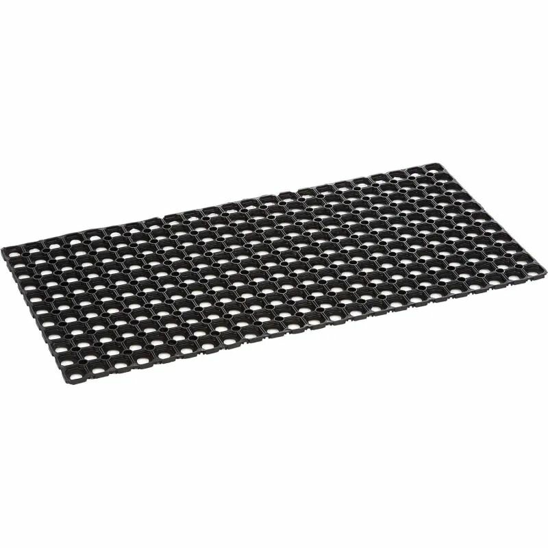 Коврик входной резиновый Luscan Professional 50x100х1,6 см черный