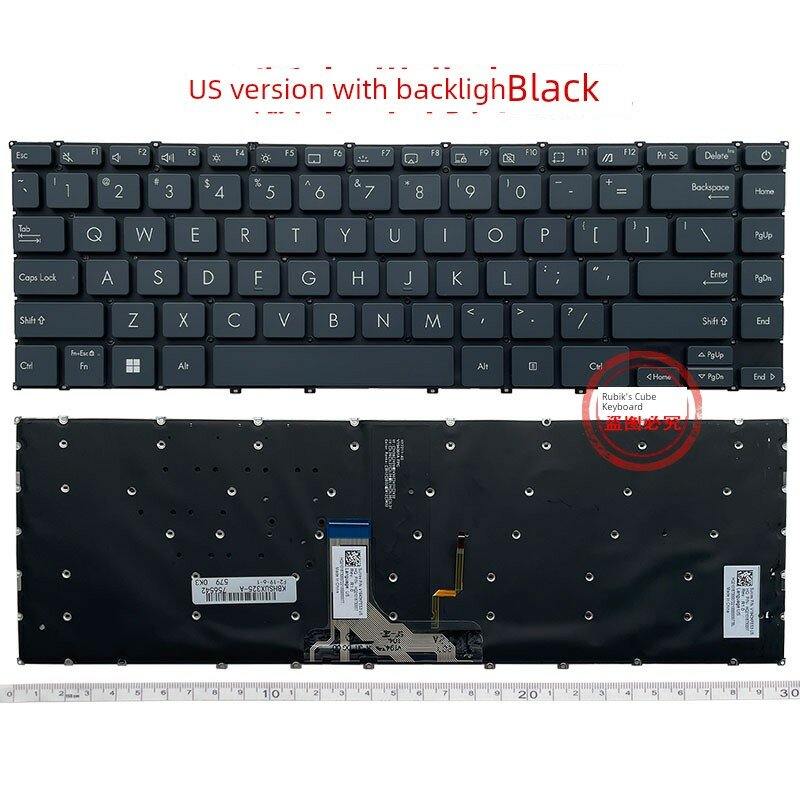 Клавиатура "Кубик Рубика" ZenBook 13s, для ASUS UX325/UM325, с подсветкой, 45x15x5 см
