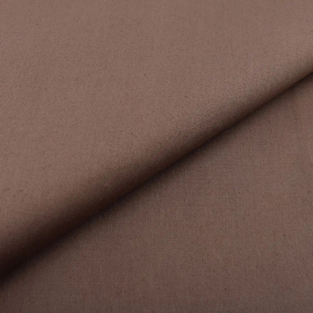 Хлопковая ткань саржа, коричневая, 50x80 см, CC86-8DG