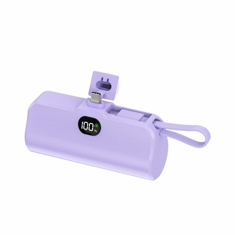 (1 шт.) Корпус (kit) для мини Power Bank 22.5W с Type-C, фиолетовый